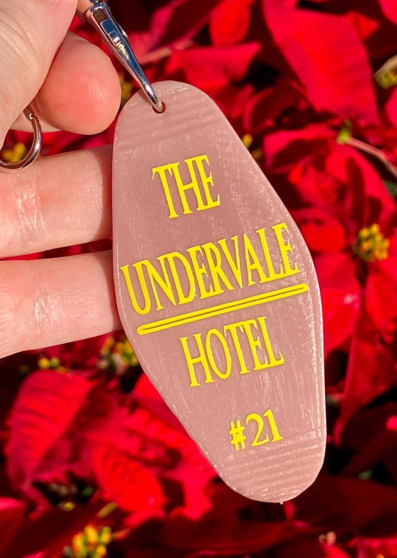 The Undervale Hotel Room Key | A Haunted Hotel Inspired Keychain Charm ...