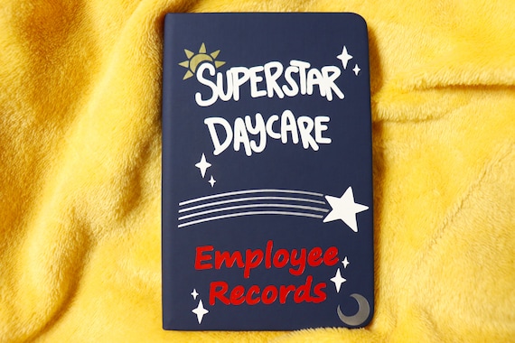 Superstar Daycare Employee Records Notebook Five Nights at - Etsy Australia