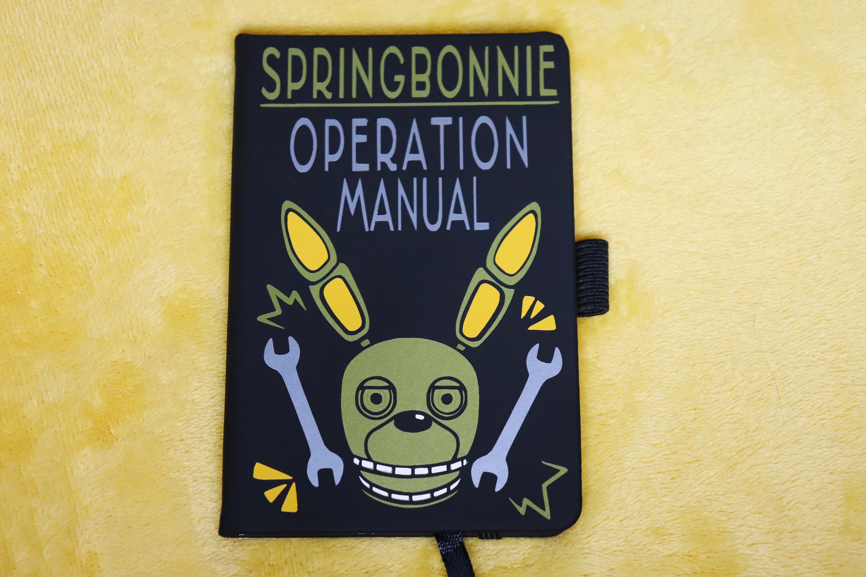 Springtrap and Springbonnie Operational Manual Notebook FNAF - Etsy ...