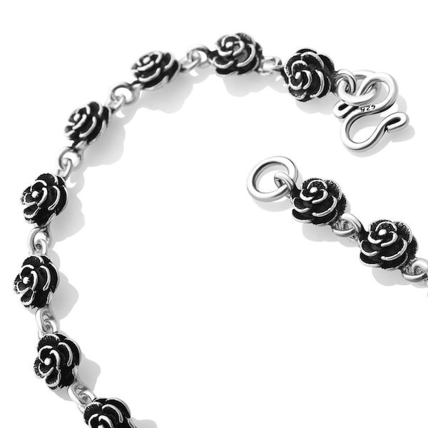 Rose Bracelet - Etsy
