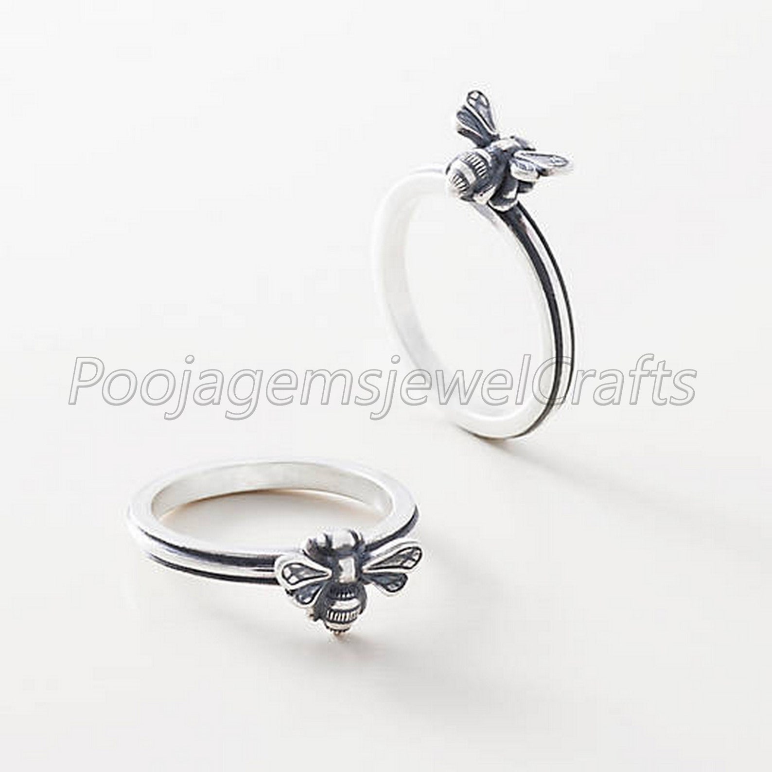 Honey Bee Ring Bee Ring Spinner Ring Stacking Ring Bee | Etsy