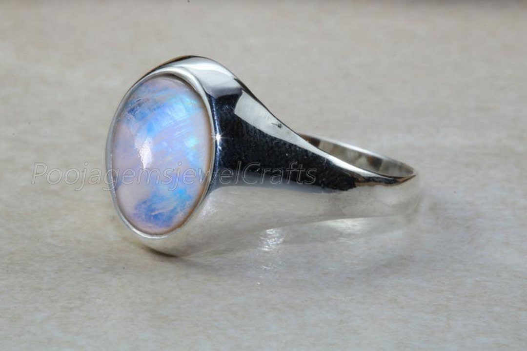 Moonstone Ring Men, Mens Handmade Ring, 925 Silver Ring, Turkish Ring ...