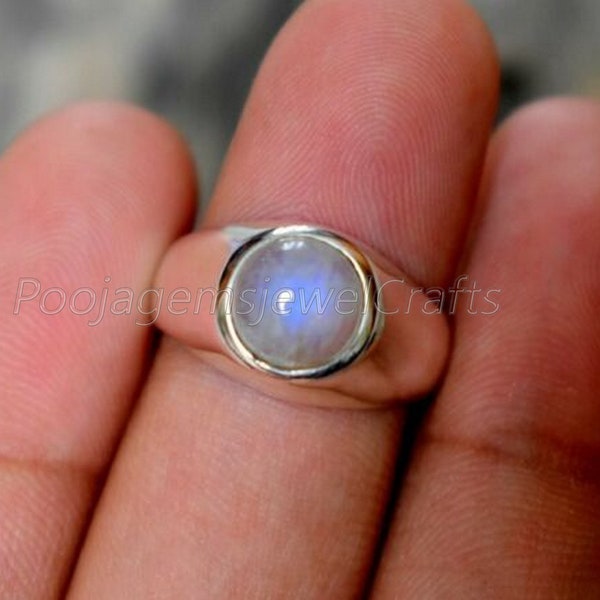 Mens Moonstone Ring - Etsy
