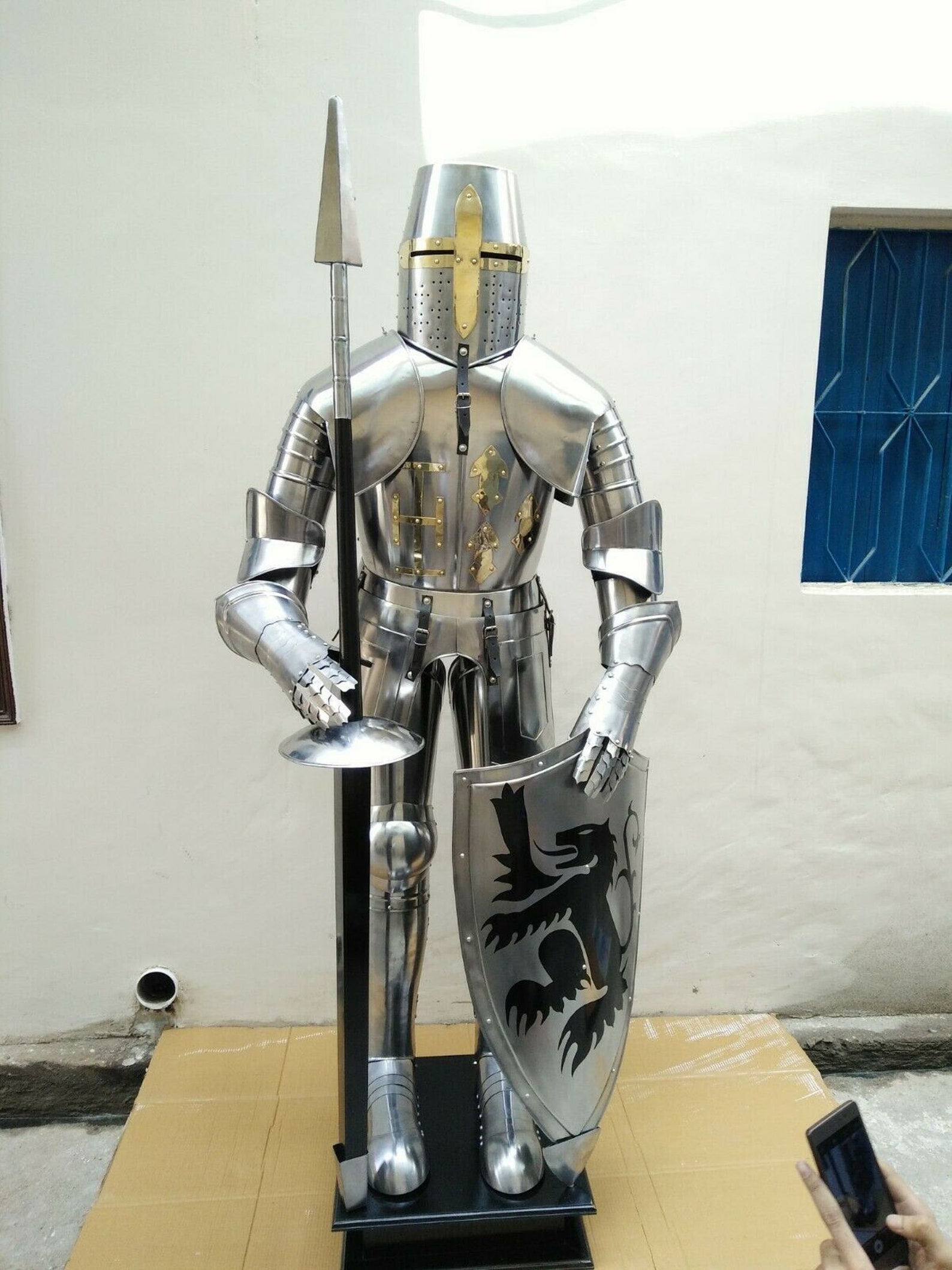 Nuevo traje de caballero medieval de armadura de acero traje - Etsy España