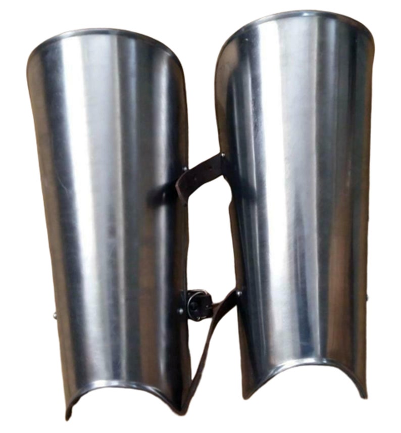 Steel Armour Arm Guard With Leather Strips Arm Gauntlet - Etsy