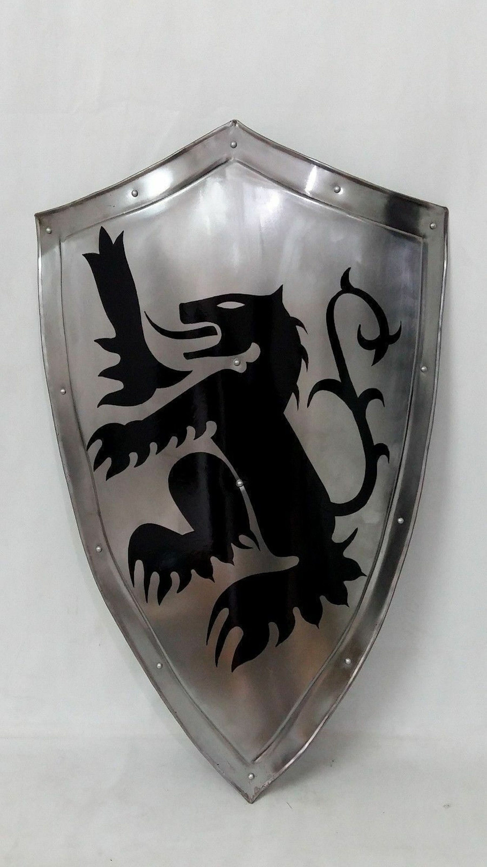 Medieval Dragon Armor Shield Quality Steel 30 Inch Approx - Etsy