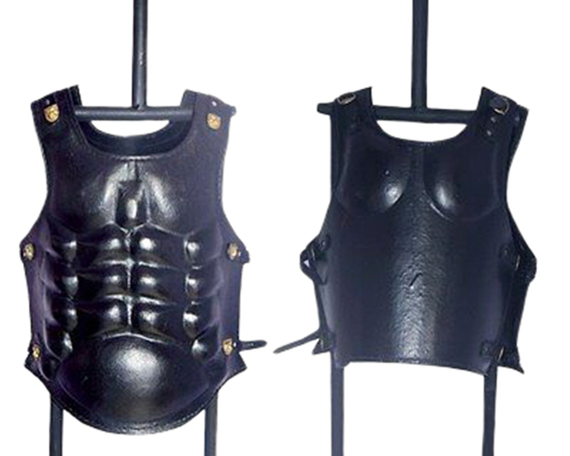 Medieval Muscle Leather Body Armor Chest Plate Small for Child - Etsy