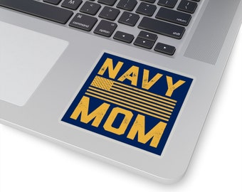 Proud Navy Parent Decal Mom or Dad Vinyl Decal for Car Windows, Laptops ...