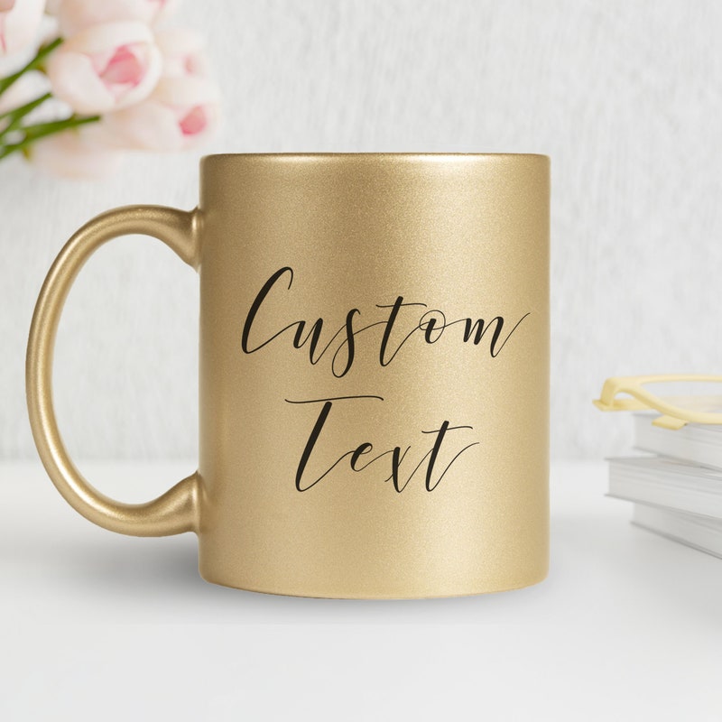 Gold Mug - Etsy