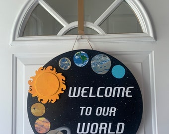 Solar Welcome Sign - Etsy