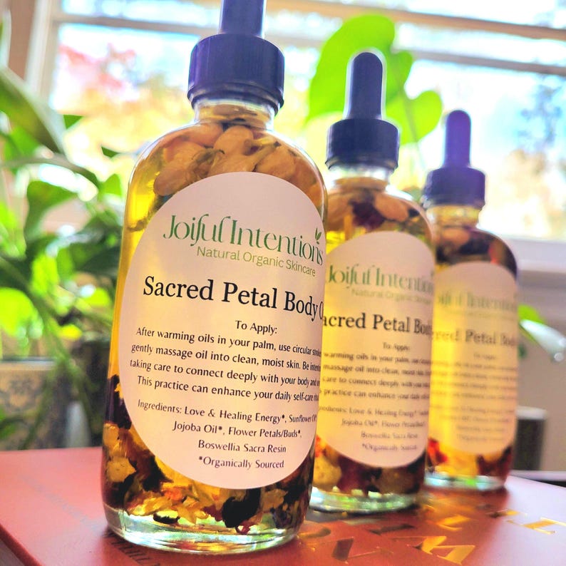 Sacred Petal Body Oil - Etsy