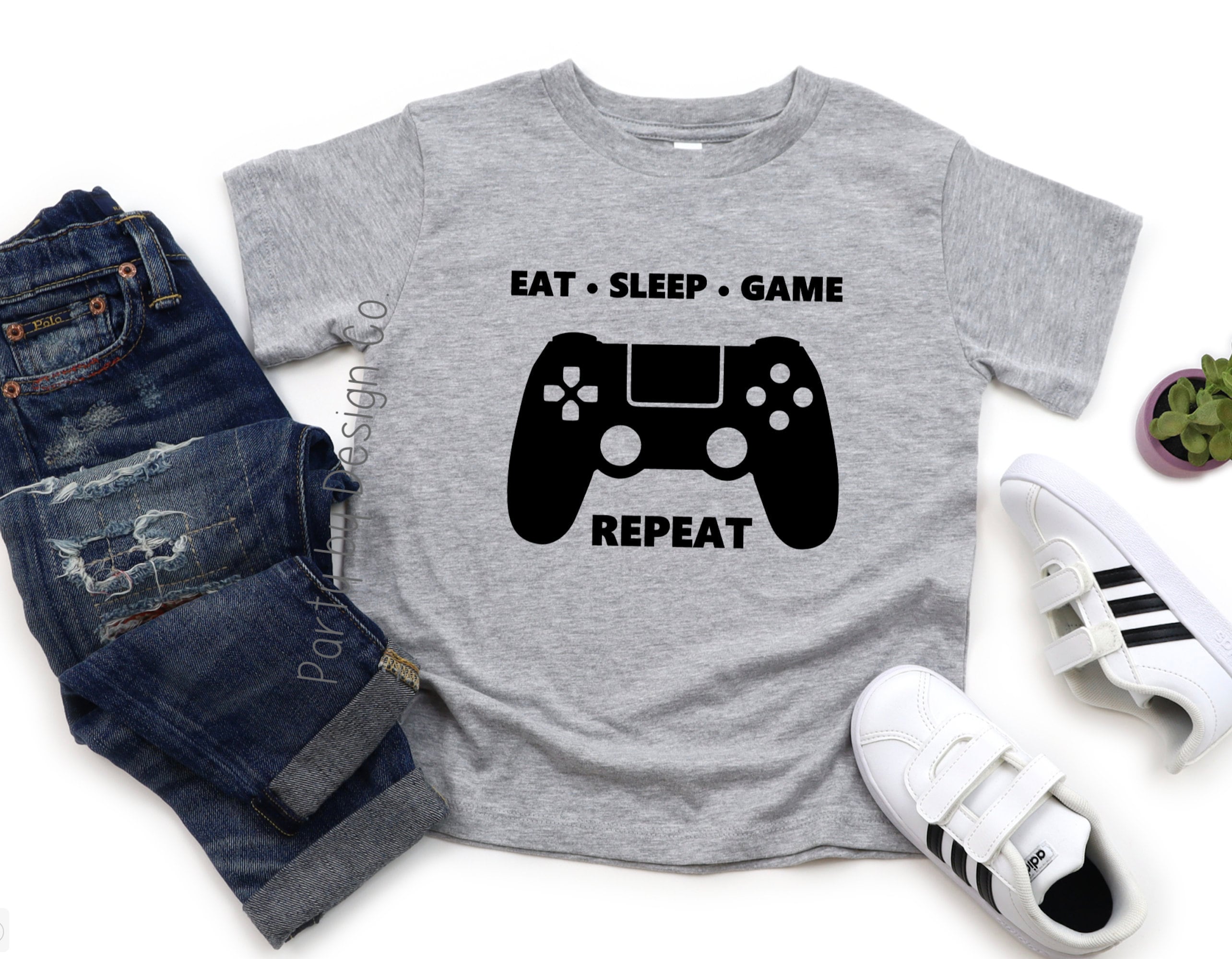 Gamer Tshirt Boys Gamer Shirt Eat Sleep Game Repeat Shirt | Etsy