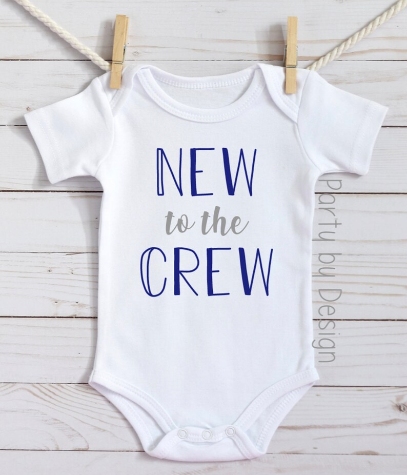 New to the Crew Baby Onesie Gender Neutral Onesie Cute Baby - Etsy