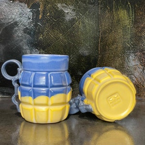Ukrainian Cups, Handmade Unique Tea Coffee Mugs, Glory to Ukraine ...