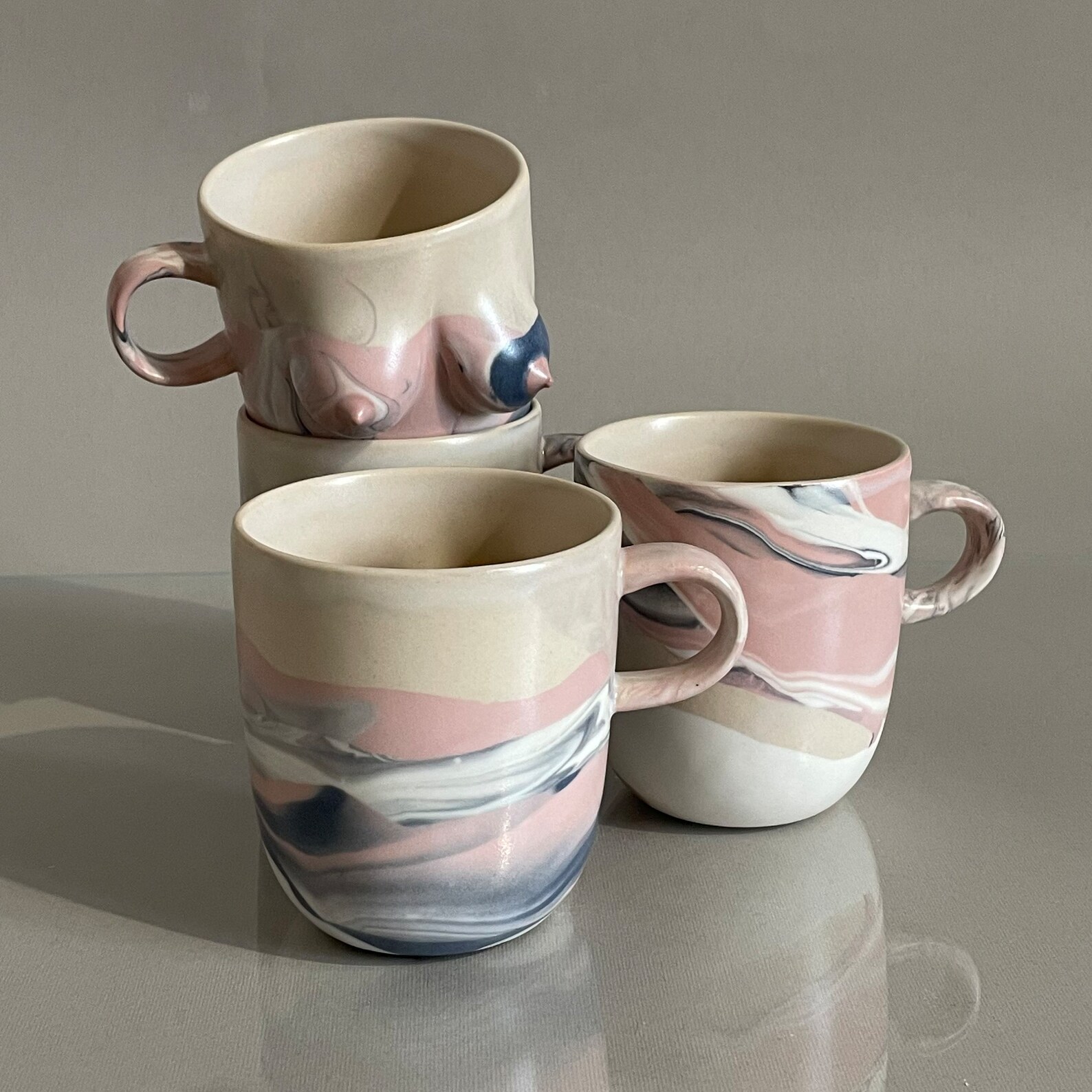 Tits Cup, Pottery Boob Cup, Marble Boob Cups, Handmade Nude Ceramic Cup ...