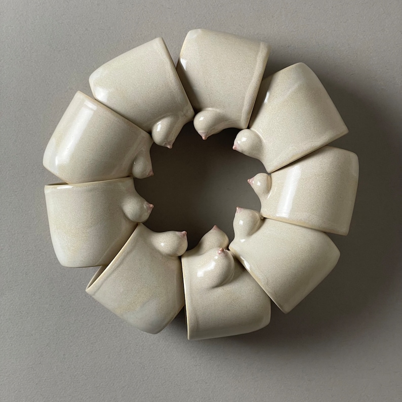 Boobs Pottery Boob Pots Handmade Ceramic Espresso Cups - Etsy