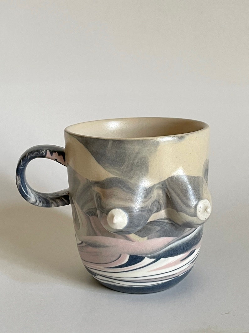 Tits Cup Pottery Boob Cup Marble Boob Cups Handmade Nude - Etsy