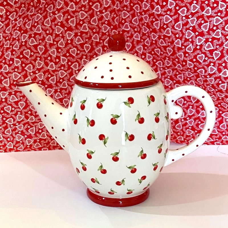 Retro Teapot - Etsy