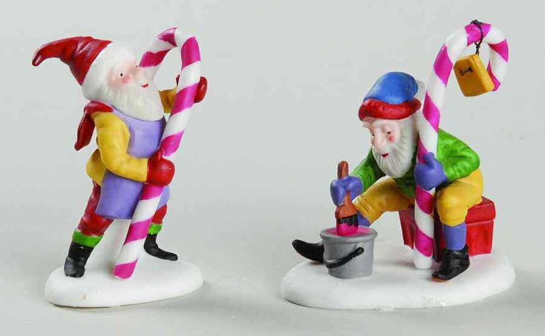 DEPARTMENT 56 Candy Cane Elves With Box North Pole Village #56390 ...