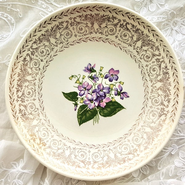 Vintage Violet Dish - Etsy