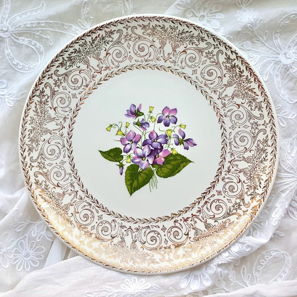 Vintage Violet Dish - Etsy
