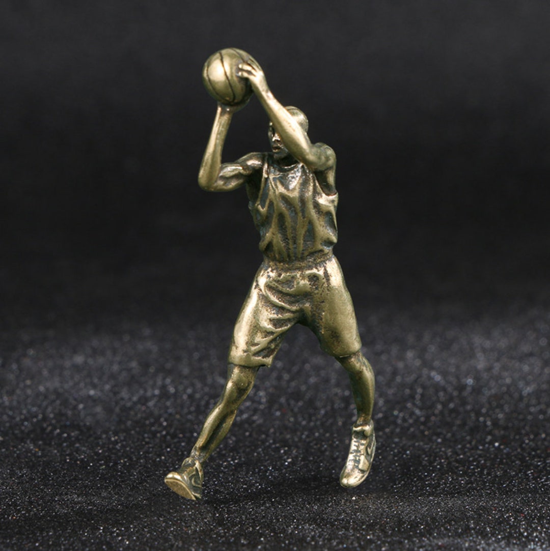 Antique Brass Hand Carved Kobe Bryant Statue Home Decoration - Etsy