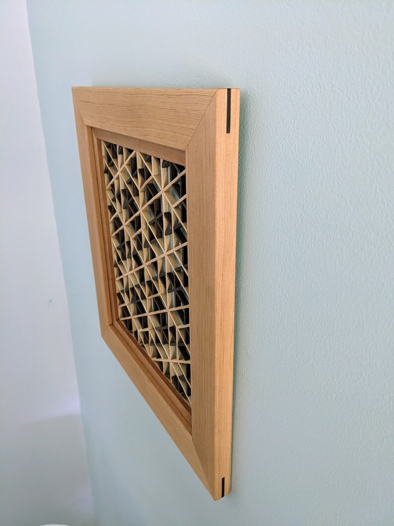 Handmade Framed Kumiko Panel - Etsy