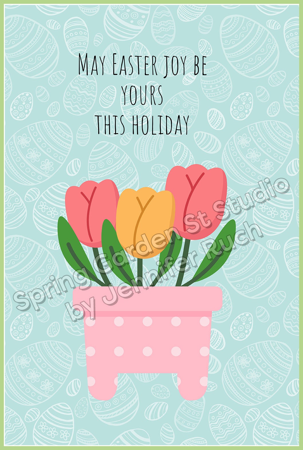 Easter, Printable Cards, Cards, Diy, Print Your Own, Bunny, Eggs ...