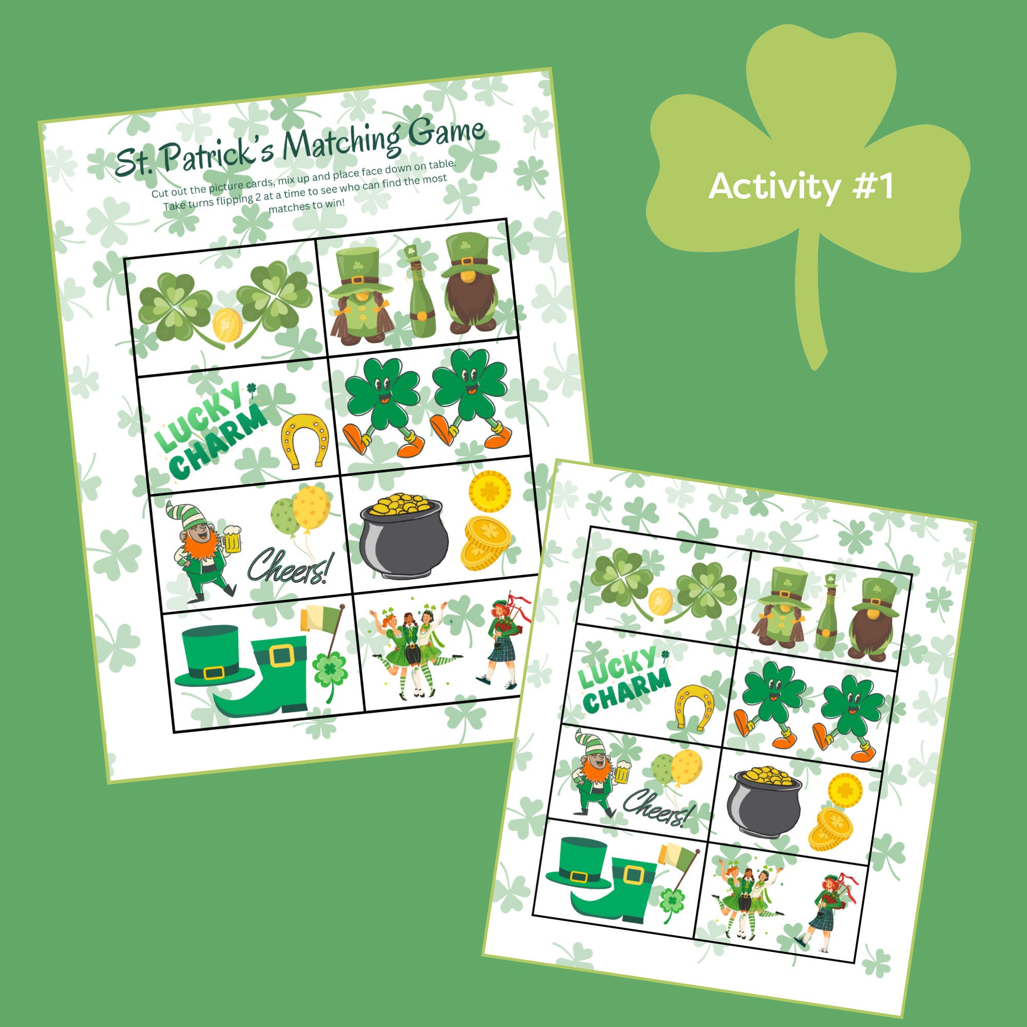 Printable Pdfs, Saint Patricks Day Activities, All Ages, Luck, Irish ...