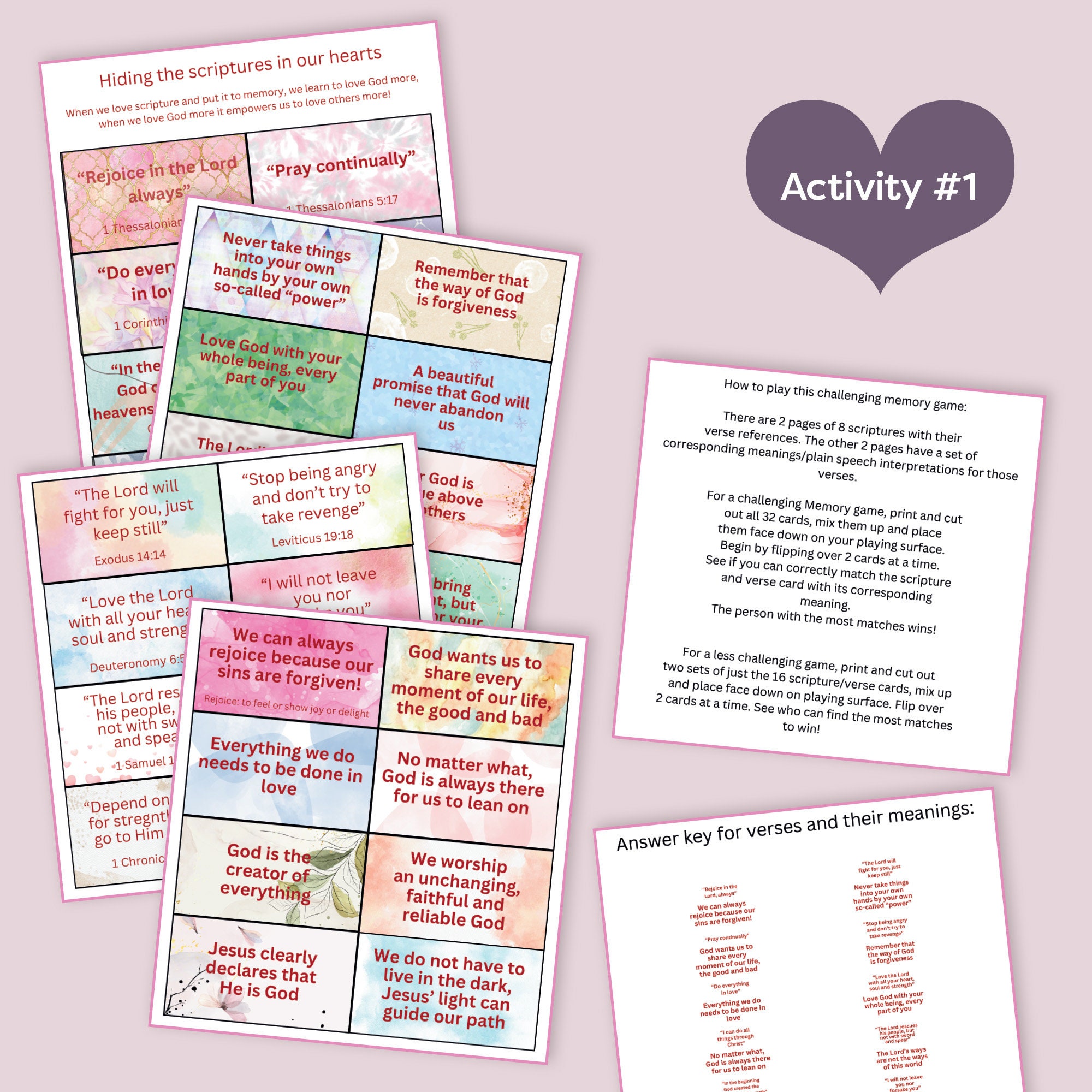 Printable Pdfs, Faith Based Activities, Small Groups, Bible Study Games ...