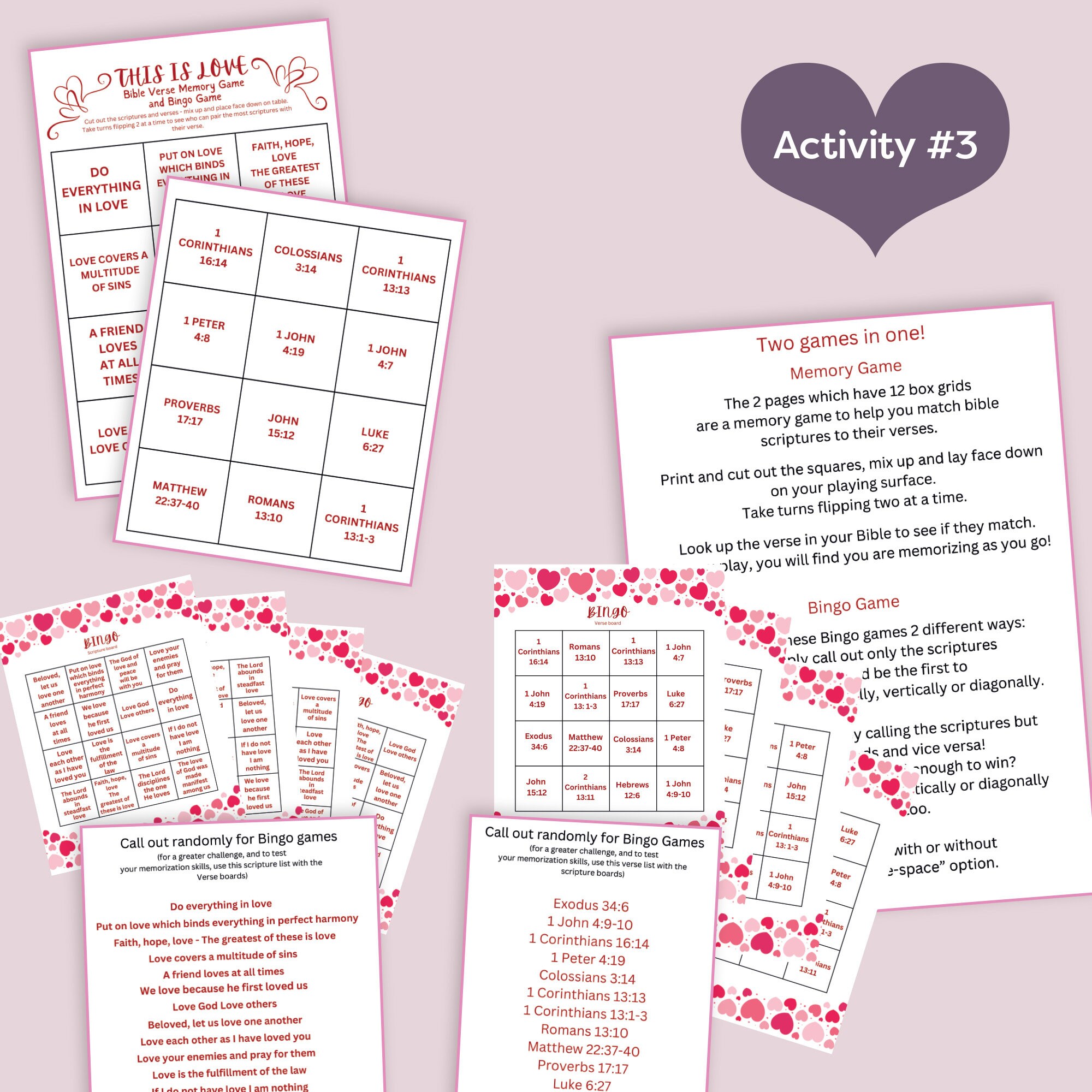 Printable Pdfs, Faith Based Activities, Small Groups, Bible Study Games ...