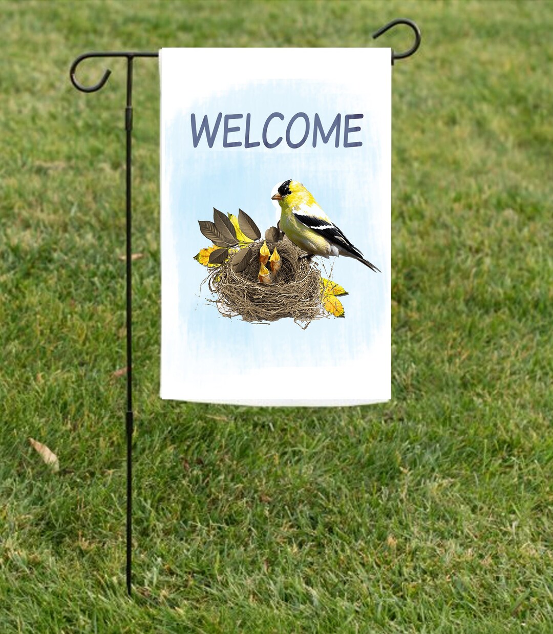 Finch Bird Theme Yard Flag - Etsy