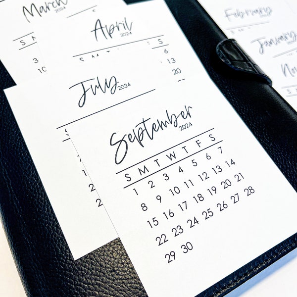 Printable Calendar - Etsy