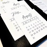 Mini Calendar - Etsy