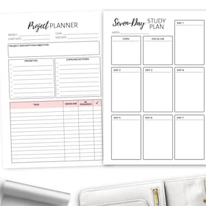 Student Exam Prep Kit, Printable Exam Planner, HP College Exam Study ...