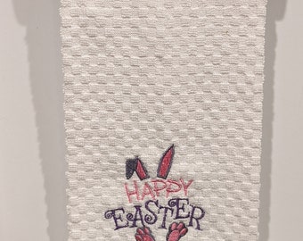 Easter Hanging Kitchen Towel // Spring Kitchen Decor // Dish Towel - Etsy