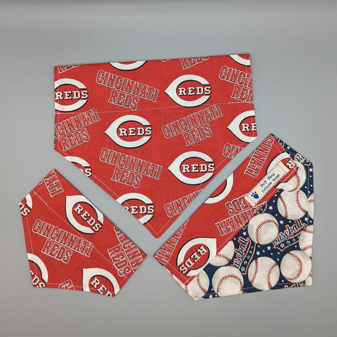 Bandana reversible con cuello deslizable para mascotas "Cincinnati Reds ...