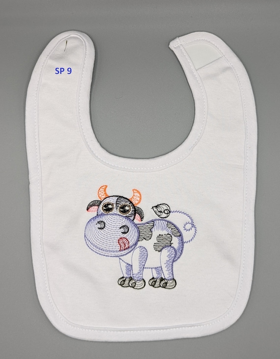Speciality Embroidered Baby Bibs II | Etsy