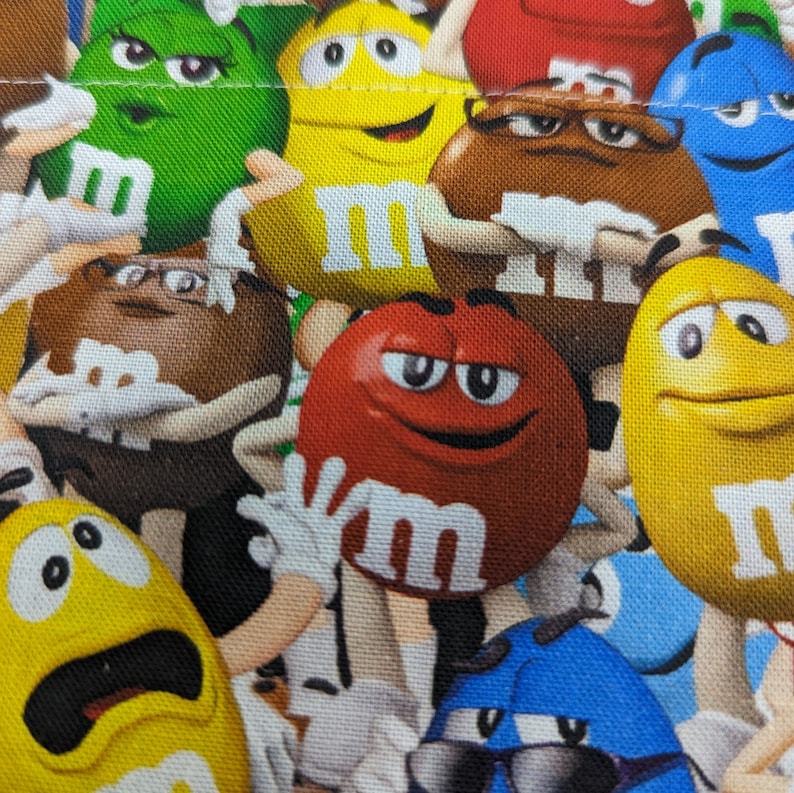 The M&m's Gang Reversible Slide-on Collar Pet Bandanna - Etsy