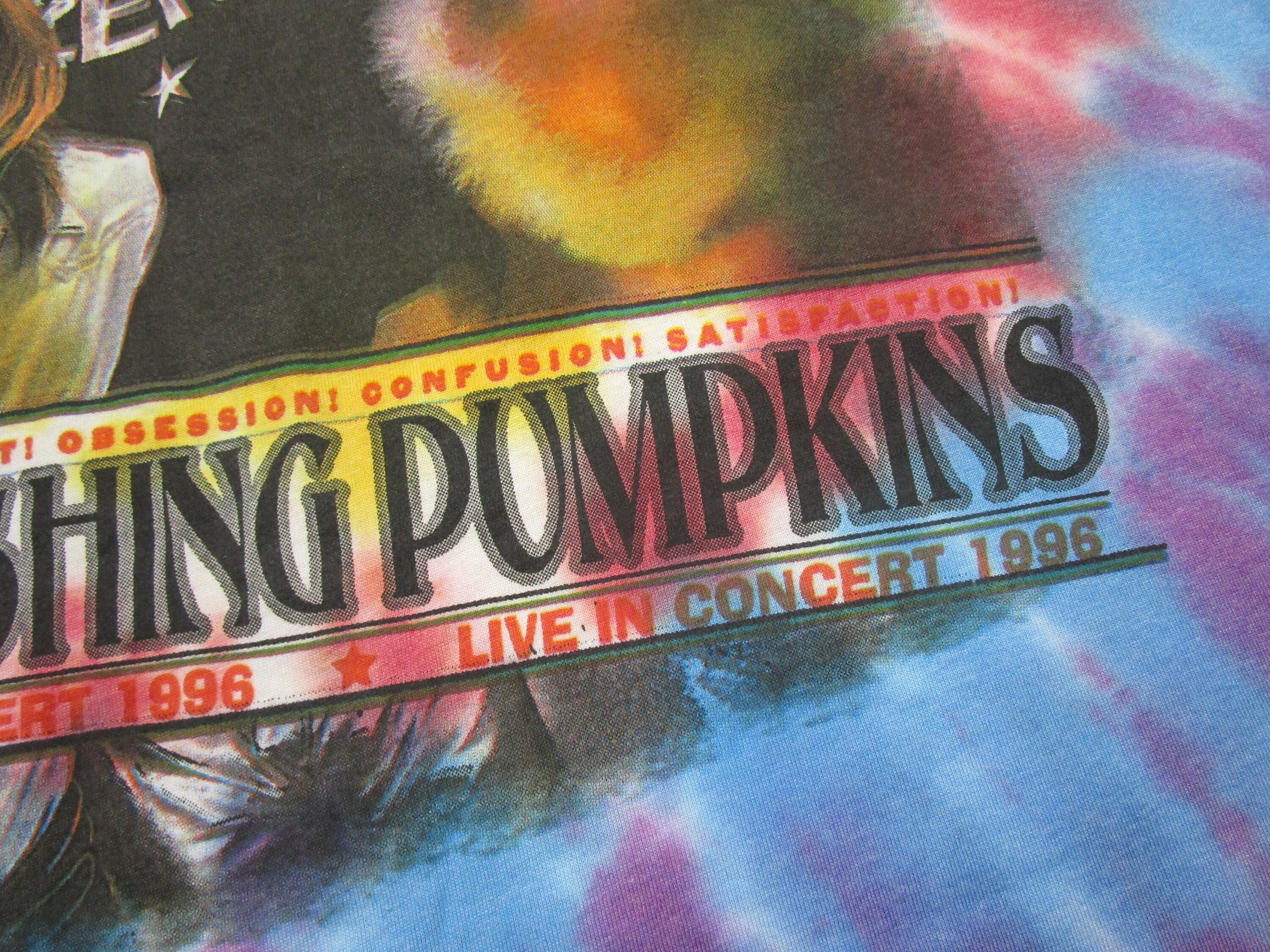 Vintage 1996 the Smashing Pumpkins Tour T-shirt Tie Dyed Single ...