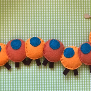 Felt Caterpillar Plushie Pattern - Etsy
