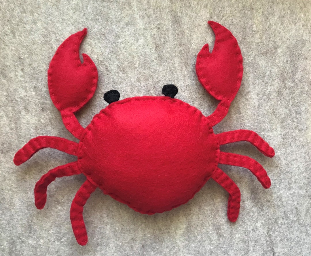 Felt Crab Plushie Pattern - Etsy