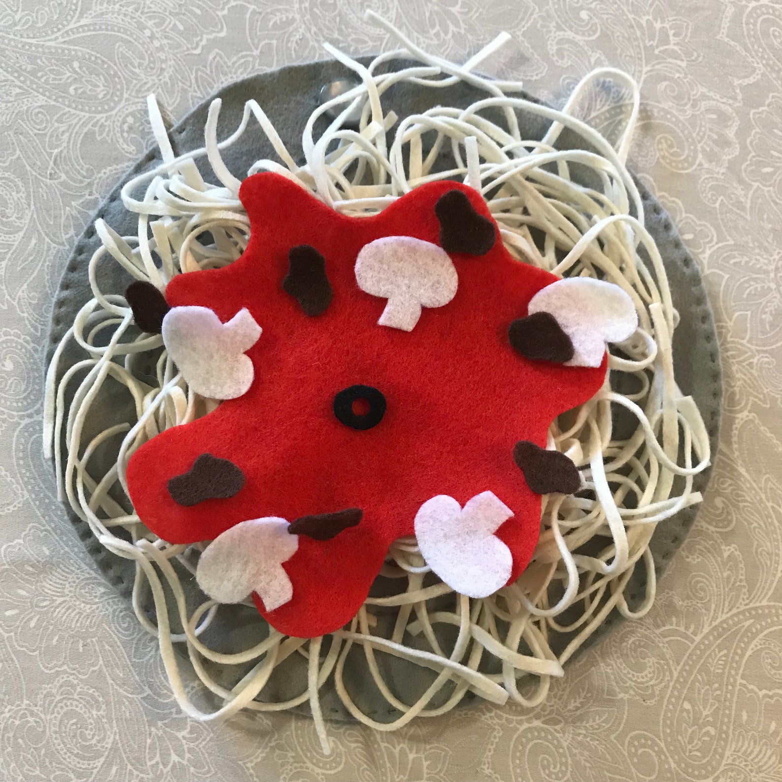 Felt Spaghetti Build-a-meal Food Pattern - Etsy