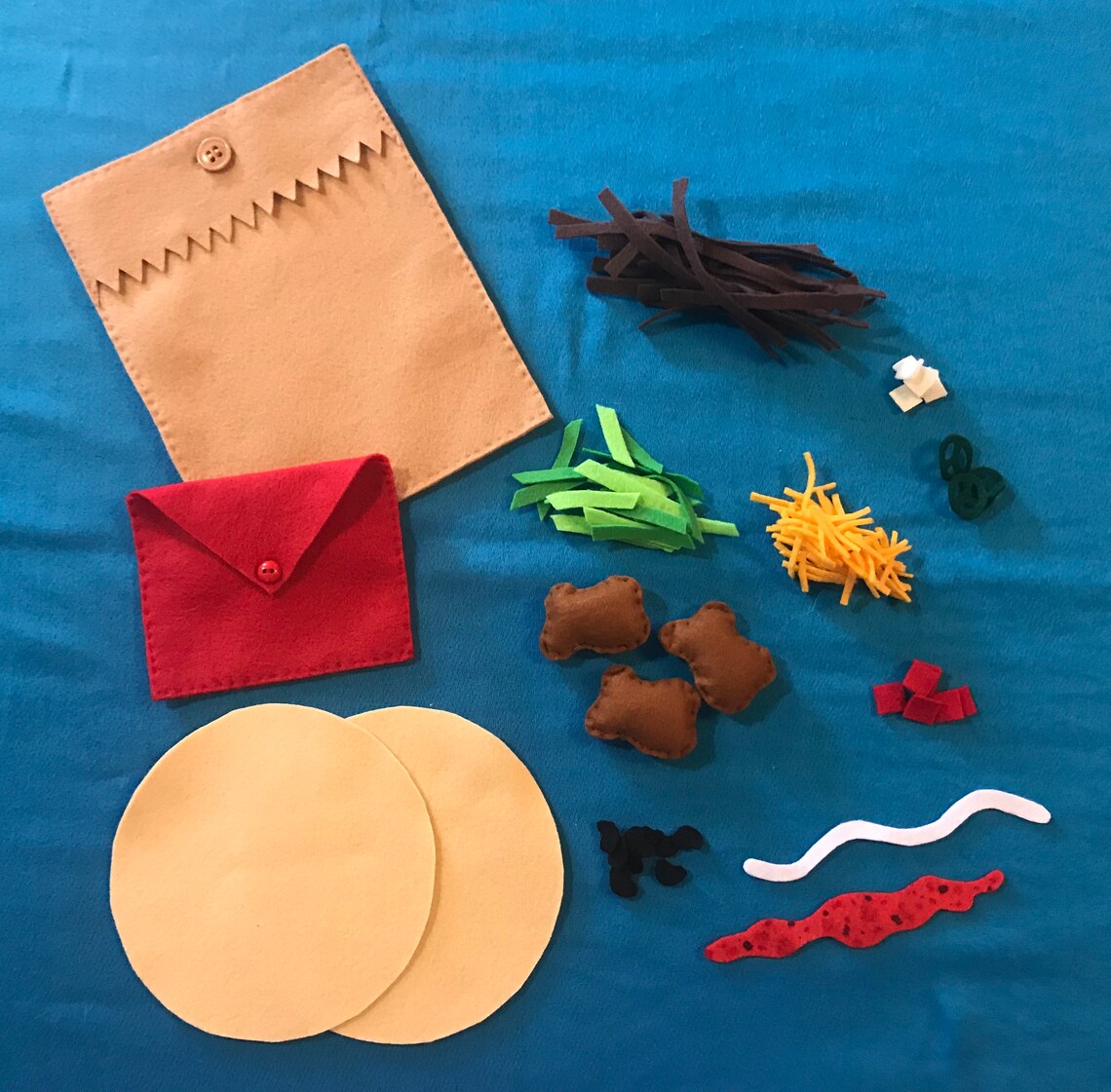 Build-a-meal Felt Patterns - Etsy