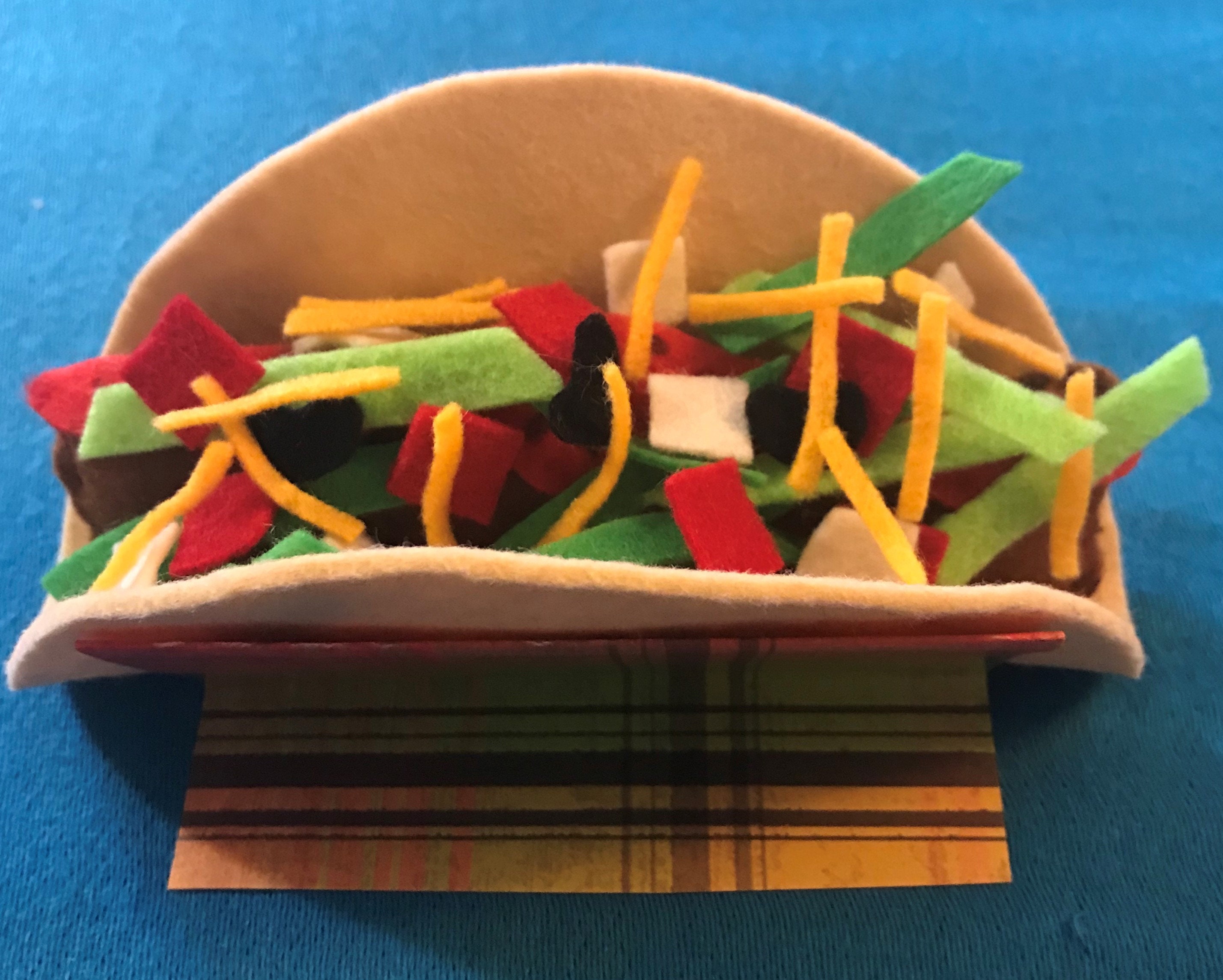 Felt Taco Build-a-meal Food Pattern - Etsy