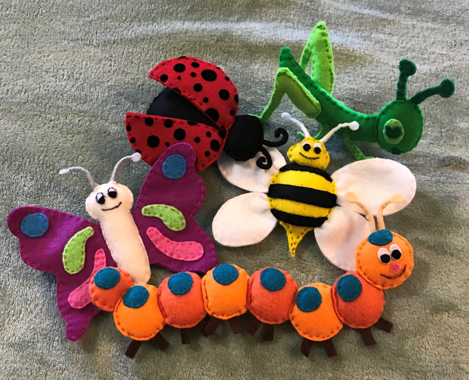 Felt Bugs Plushie Patterns - Etsy
