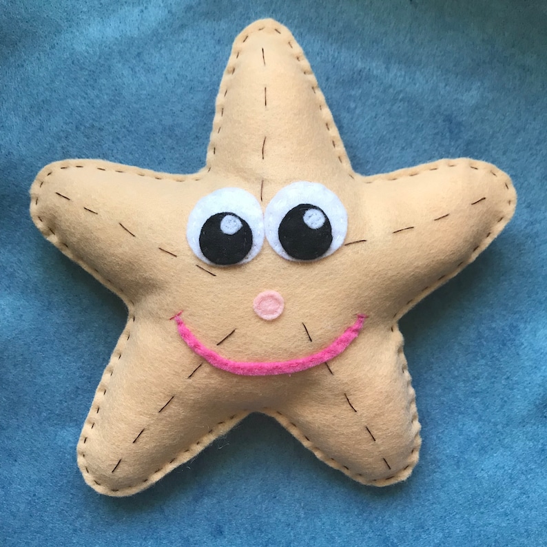 Felt Starfish Plushie Pattern - Etsy