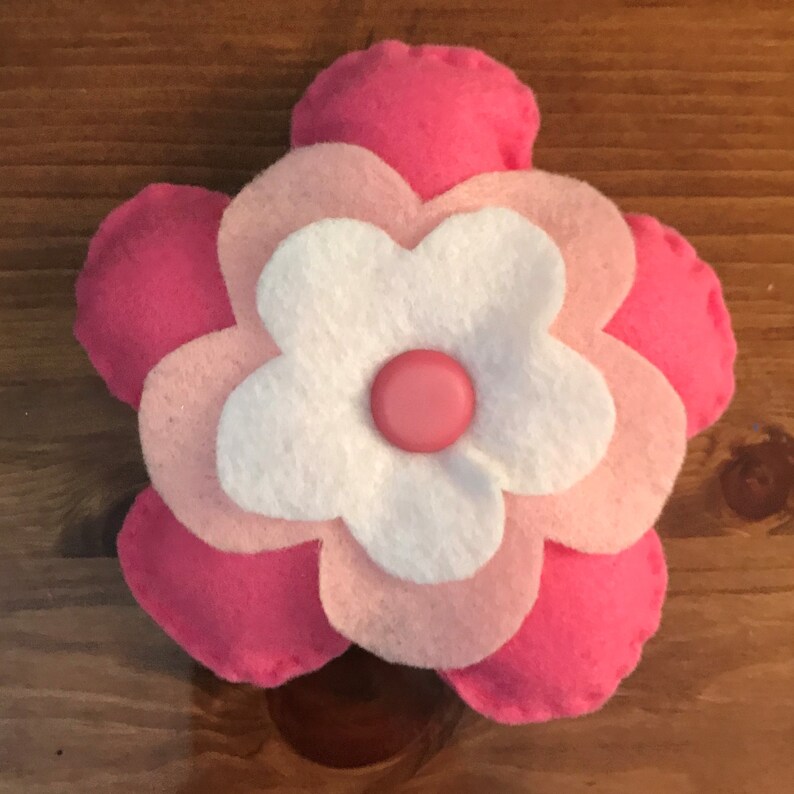 Felt Flower Plushie Patterns - Etsy