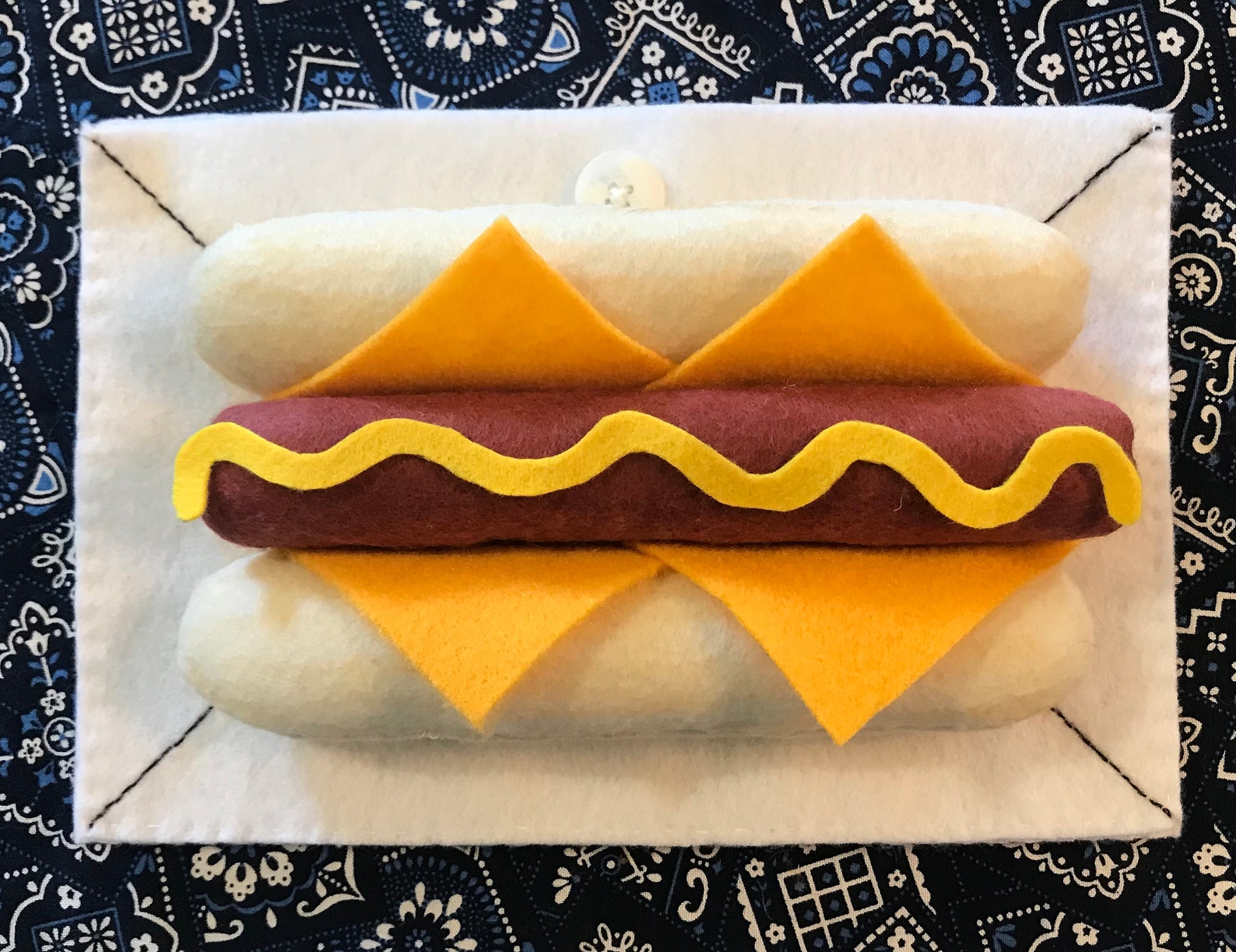 Felt Hot Dog Build-a-meal Food Pattern - Etsy