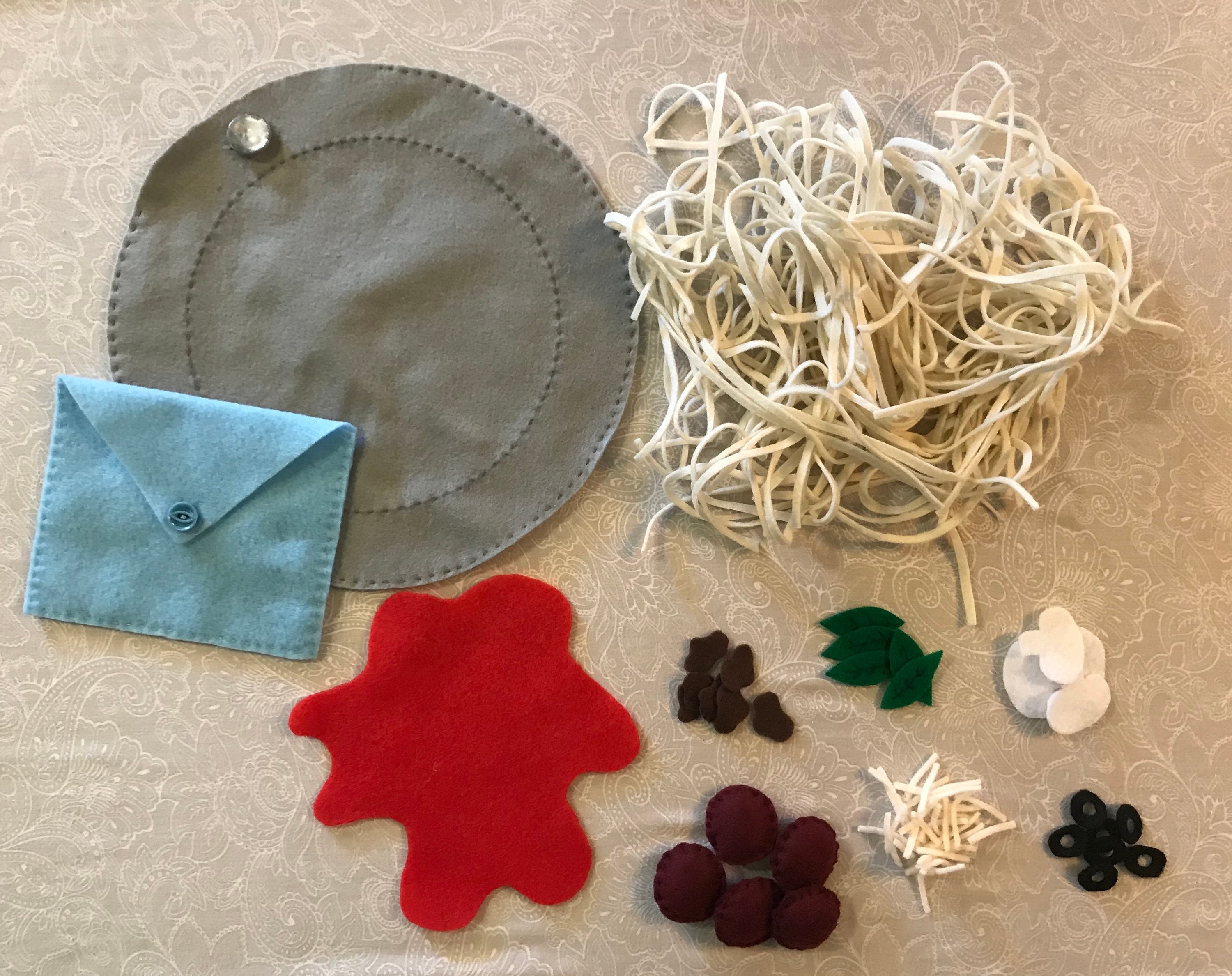 Build-a-meal Felt Patterns - Etsy